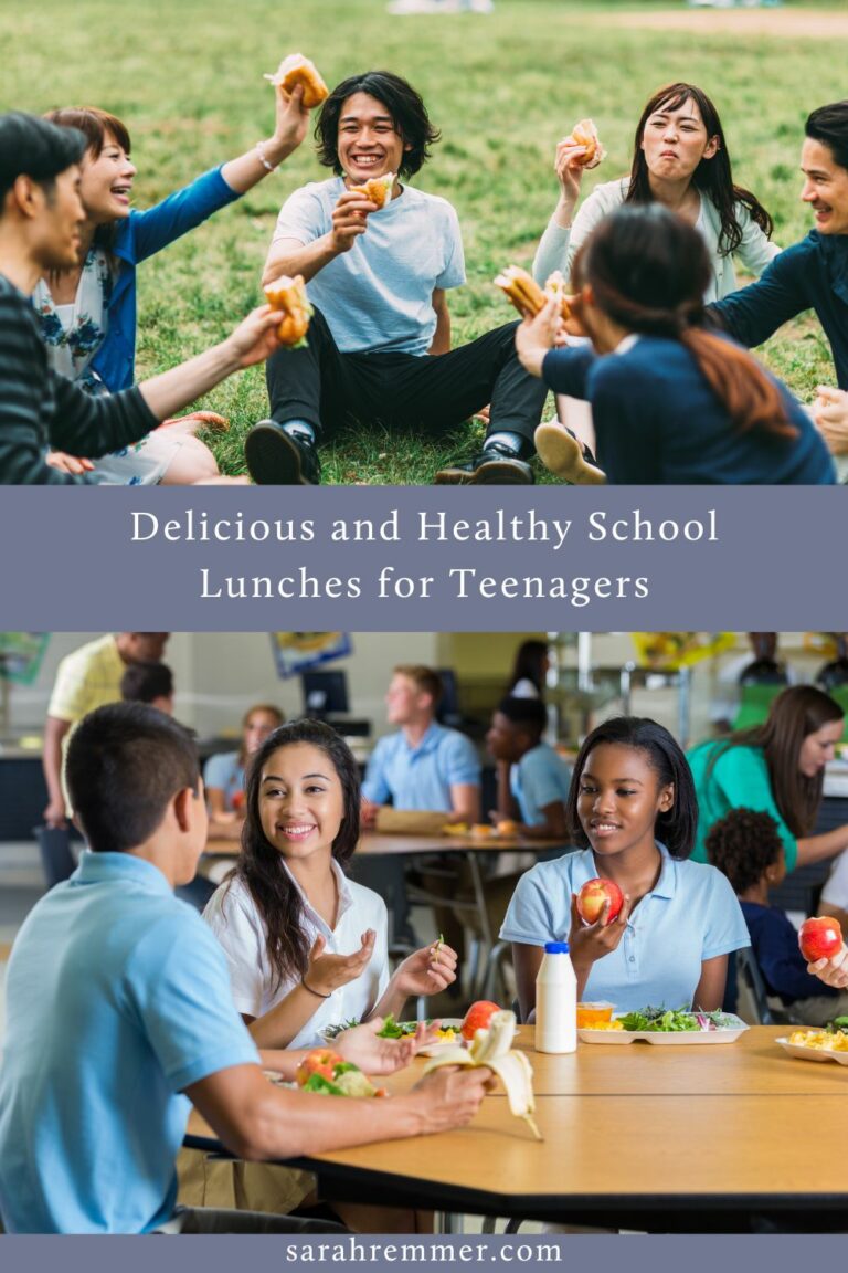 Delicious and Healthy School Lunches for Teenagers | Sarah Remmer